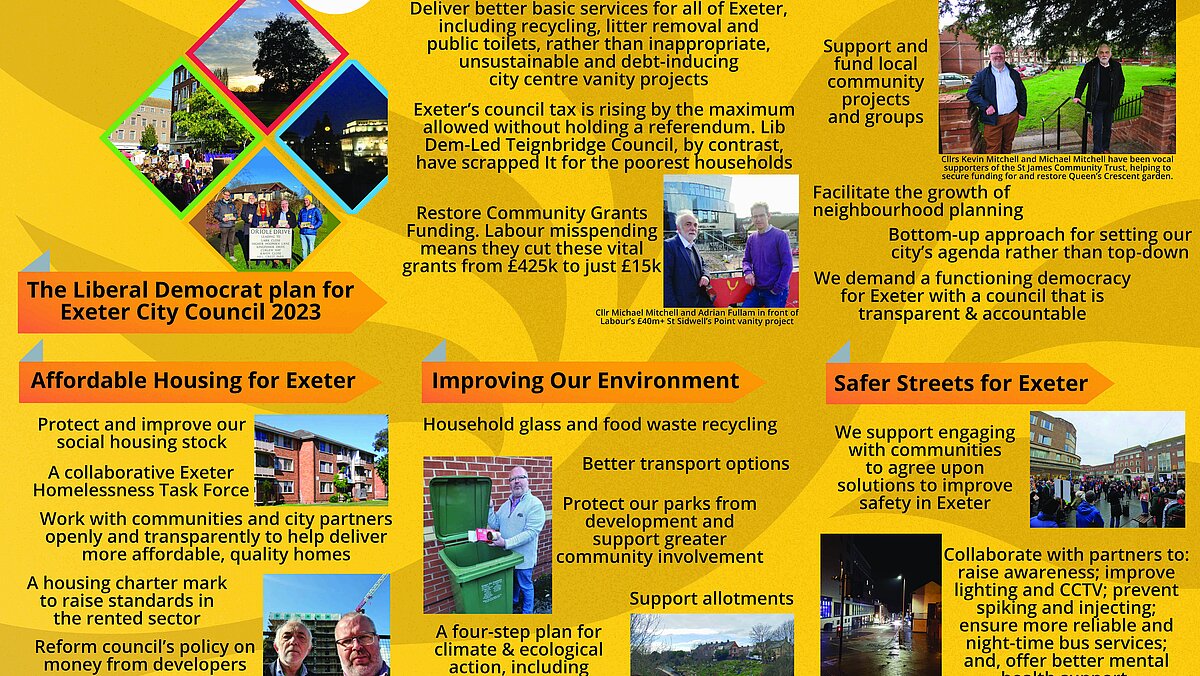 Exeter Lib Dems Launch City Council Manifesto - Exeter Liberal Democrats