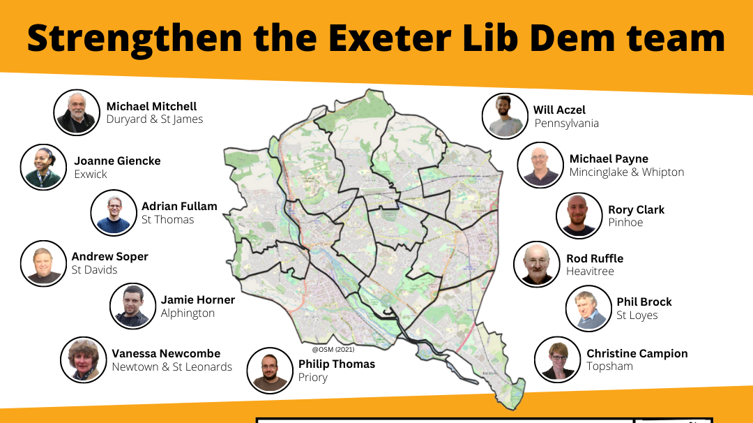Exeter Lib Dems Announce Full Slate of City Council Candidates - Exeter ...